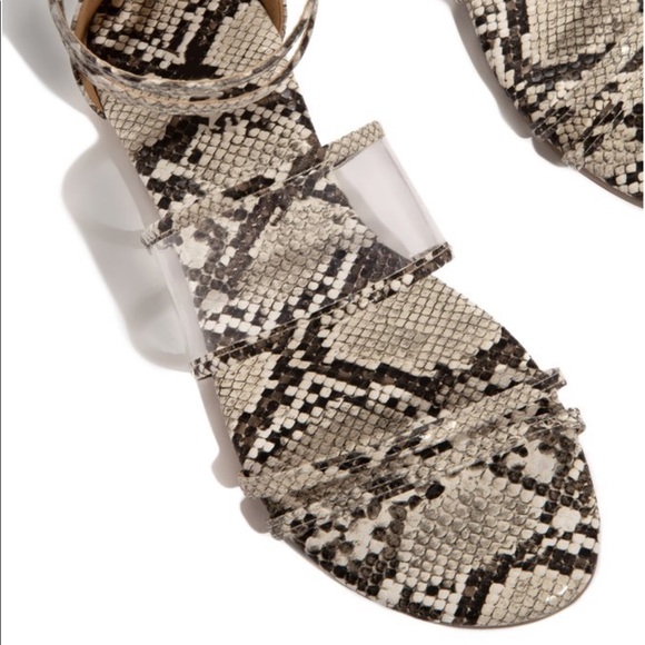 ShopFor_Fun Boutique | Shoes | Ladies Clear The Way Ivory Snake High ...